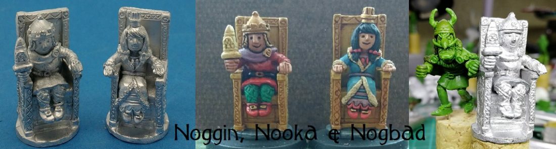 Noggin and Nooka Enthroned from The Little Soldier Company