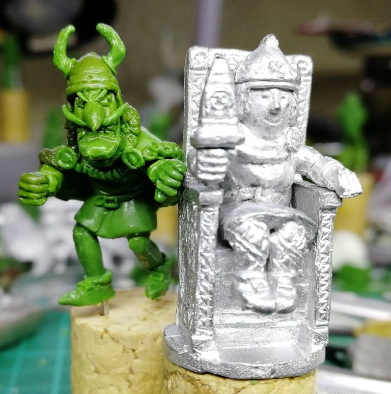 Noggin and Nooka Enthroned from The Little Soldier Company